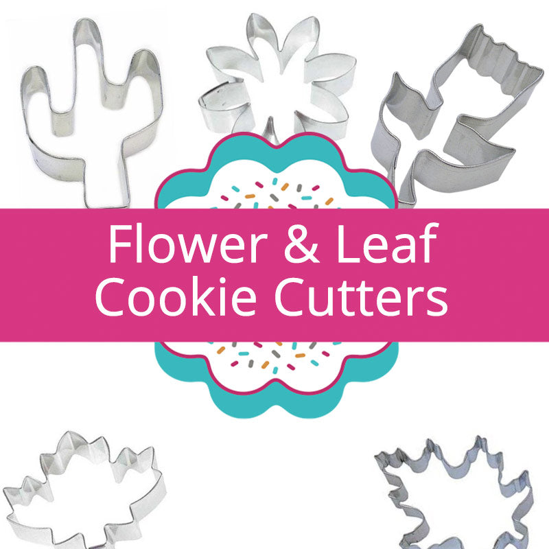 Flower & Leaf Cookie Cutters - Confectionery House