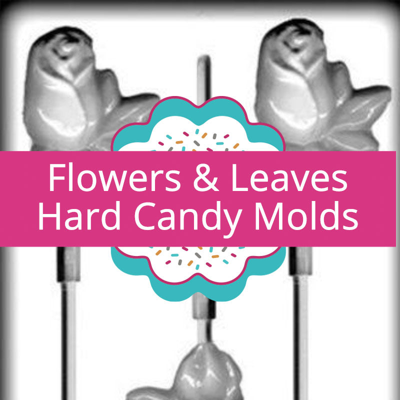 Flower & Leaves Hard Candy Molds - Confectionery House