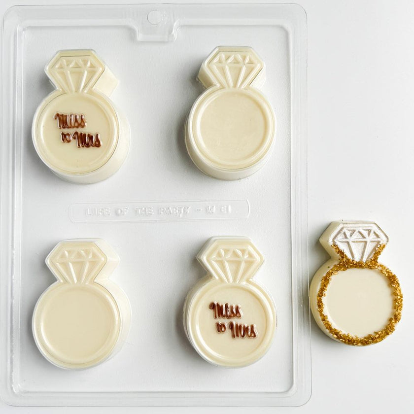 Wedding Ring Sandwich Cookie Candy Mold - Confectionery House