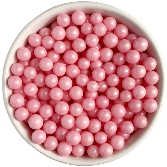 8MM Pink Edible Pearls - Confectionery House