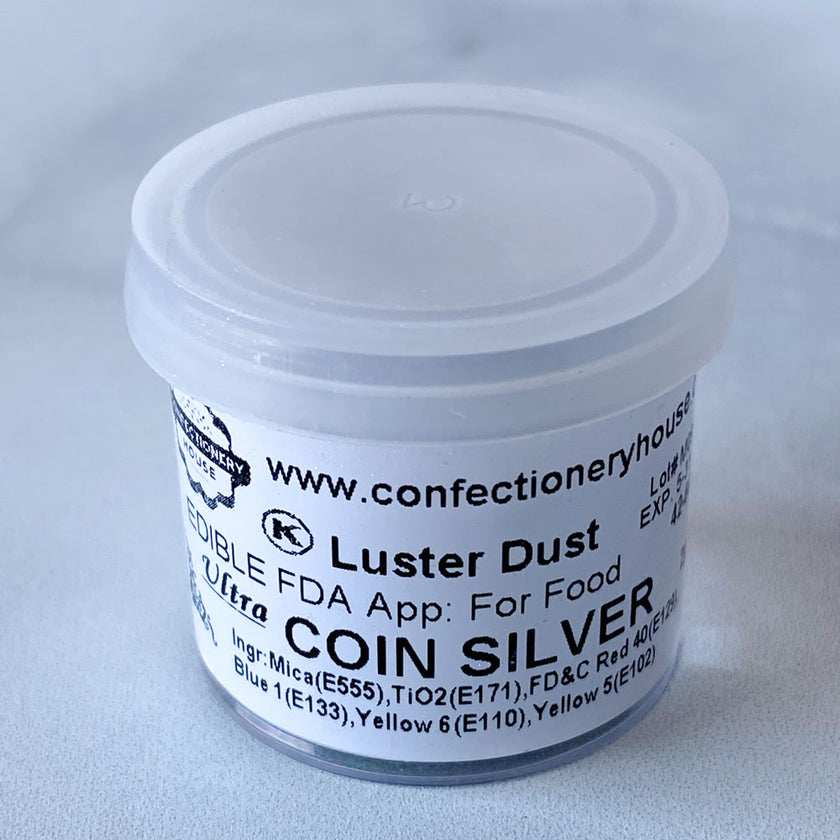 Coin Silver Luster Dust - Confectionery House