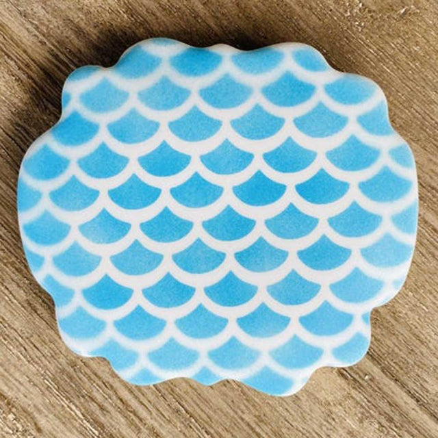 Fish Scale Pattern Cookie Stencil - Confectionery House
