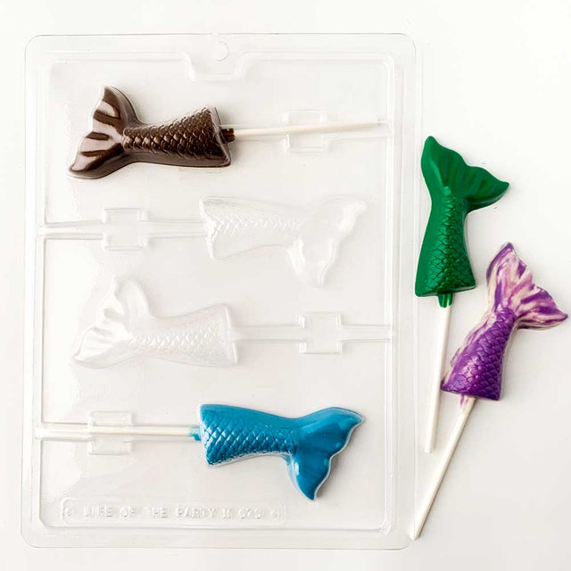 Mermaid Tail Lollipop Candy Mold - Confectionery House