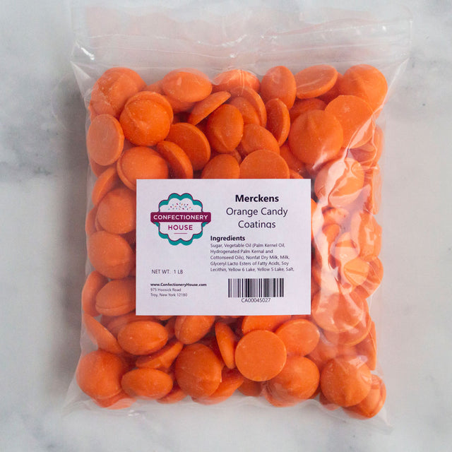 Merckens Orange Chocolate Melts | Merckens Chocolate - Confectionery House