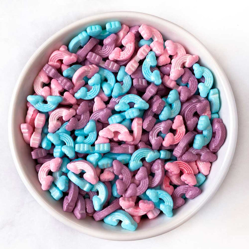 Pastel Rainbow Shape Sprinkles - Confectionery House
