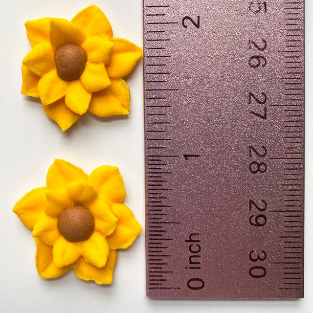 Sunflower Royal Icing Decorations - Confectionery House