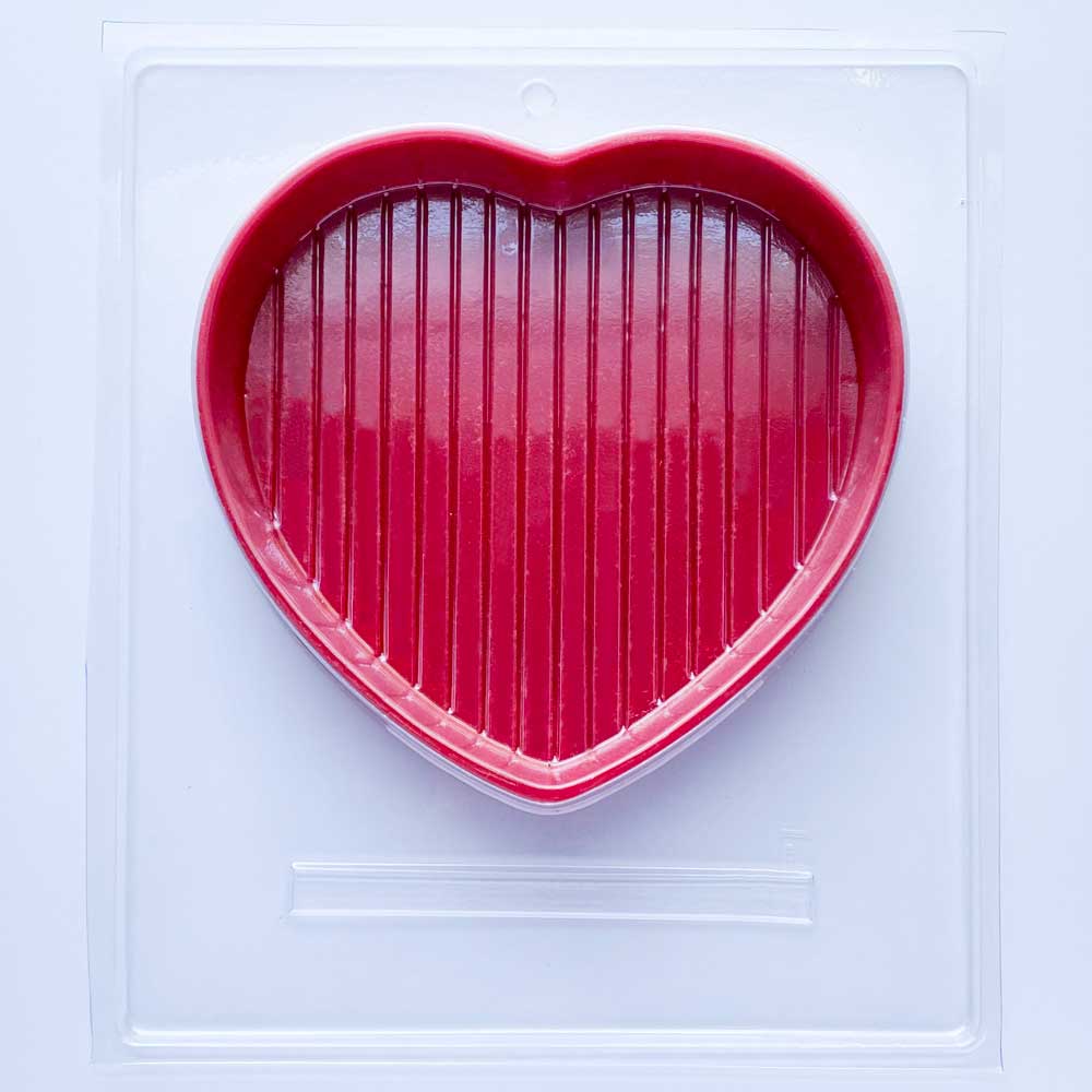 XL Personalized Heart Pour Box Mold Part B - Confectionery House