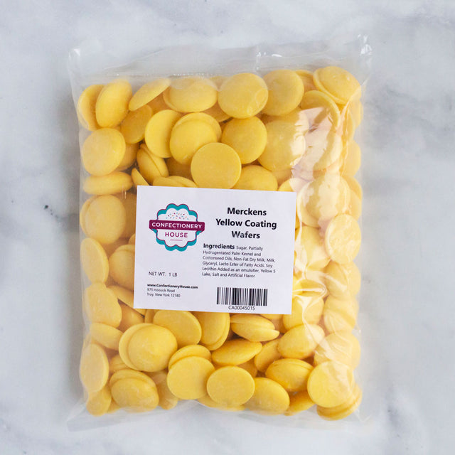 Merckens Yellow Chocolate Melts | Merckens Chocolate - Confectionery House